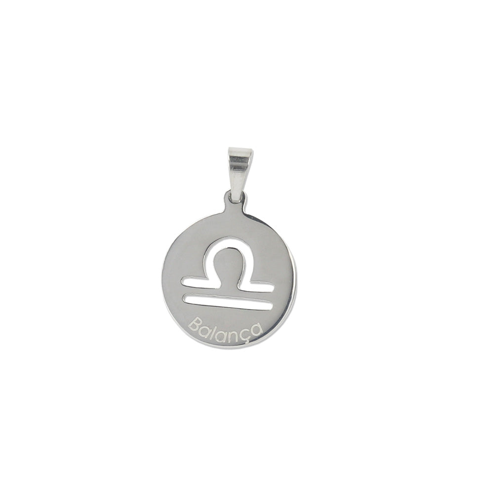 Libra stainless steel medal