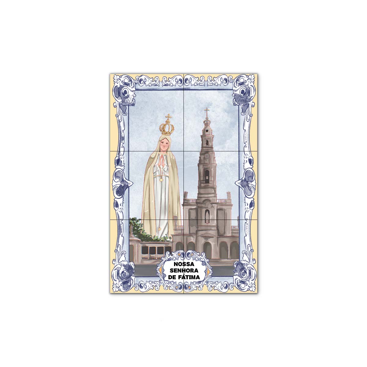 Fátima Tile Panel 30 cm x 45 cm