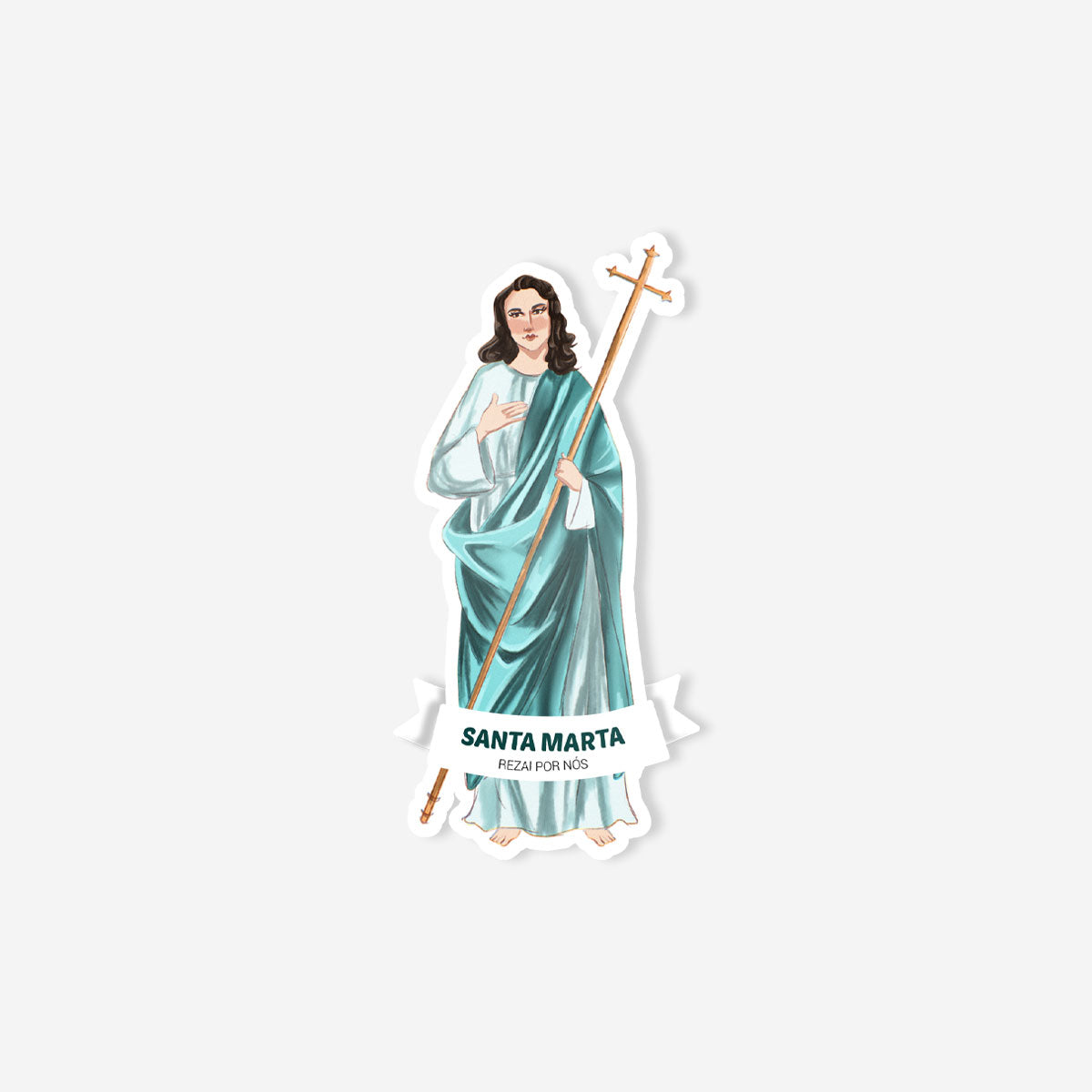 Saint Marta Catholic sticker